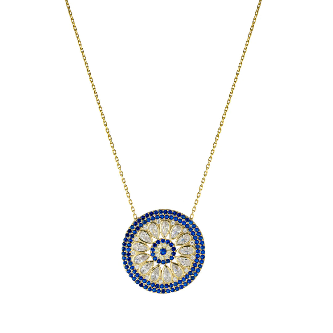Fancy Evil Eye Necklace – Alex Mika